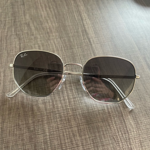 Ray-Ban | Accessories | Ray Ban Silver Irregular Lens Sunglasses | Poshmark